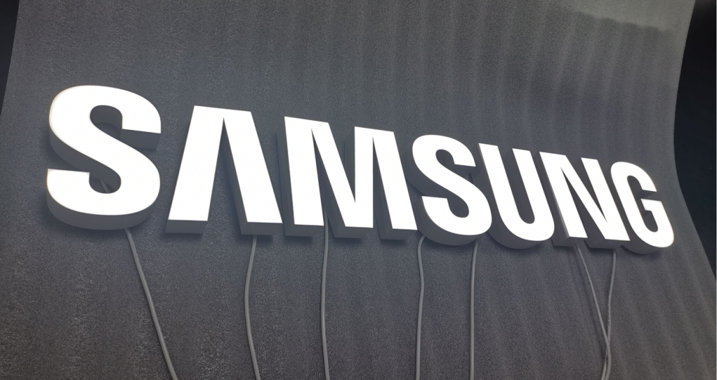 Why SAMSUNG Choose The Intelligent ABS Fixture LED Sign? - Fogsignage